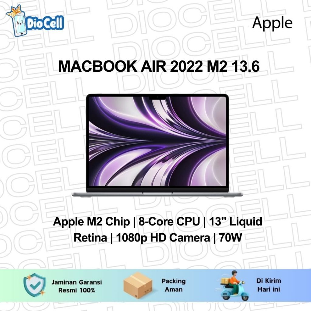 Jual APPLE MACBOOK AIR M2 13.6 MDN/8C CPU/8C GPU/8GB/256GB - GREY | Shopee Indonesia