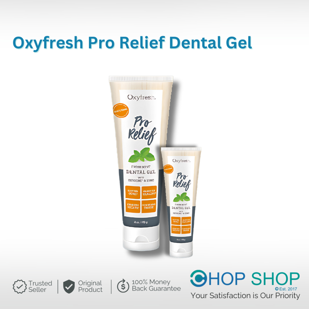 Jual ORIGINAL Dental Gel Oxyfresh Pro Relief Fresh Mint | Shopee Indonesia