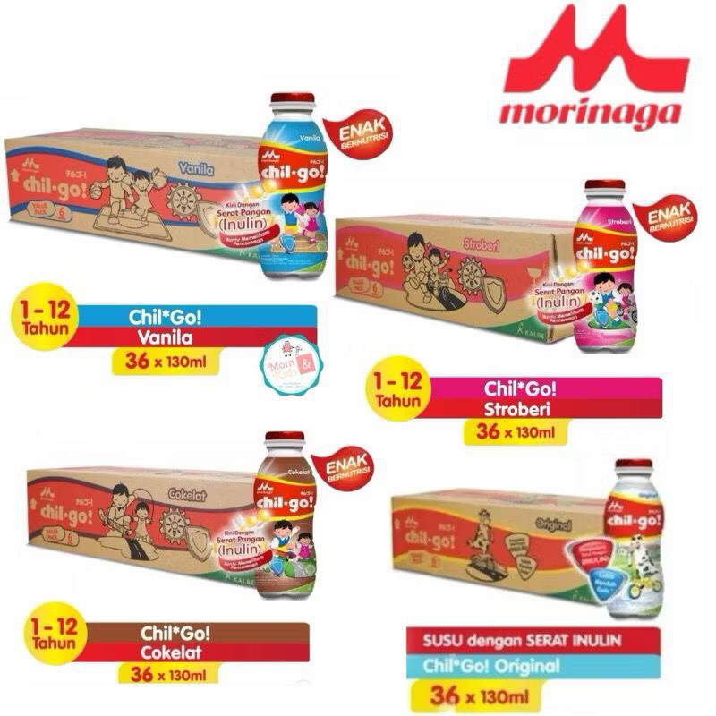 Jual MORINAGA CHIL GO UHT 36 X 130ML | CHILGO UHT 36 PCS ( 1 KARTON) | Shopee Indonesia