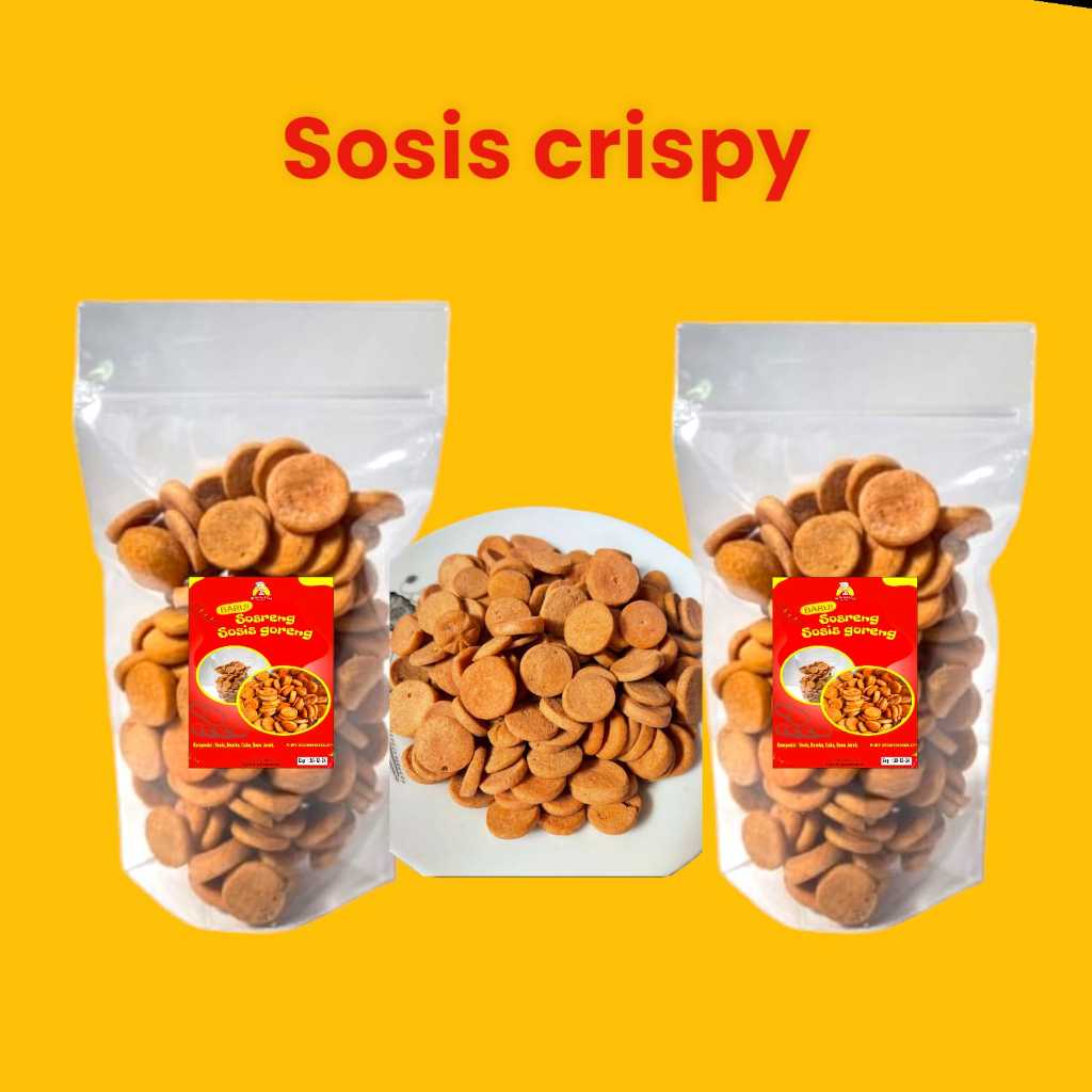 Jual Keripik Sosreng Sosis Goreng Pedas daun jeruk Cikruh 100gr ...
