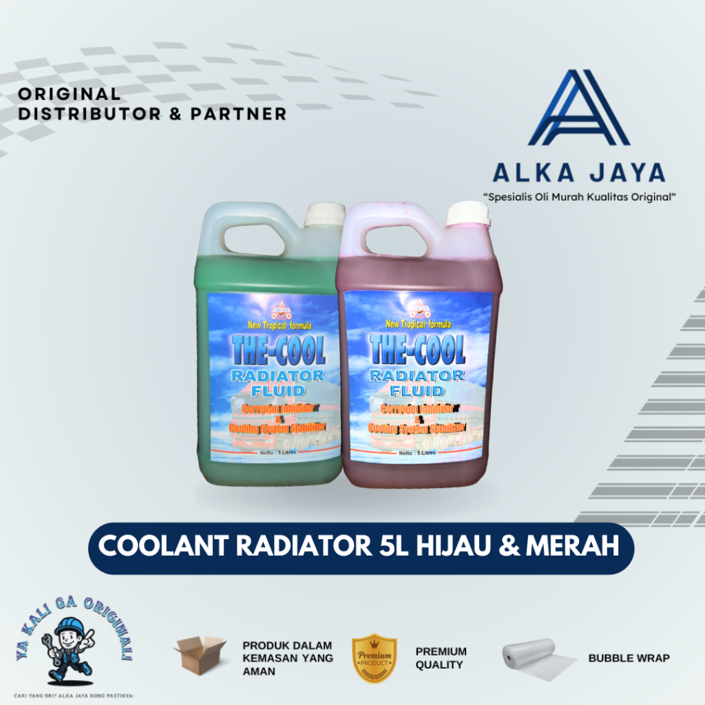 Jual AIR RADIATOR POWER COOLANT WATER THE COOL PENDINGIN GALON 5 LITER ...