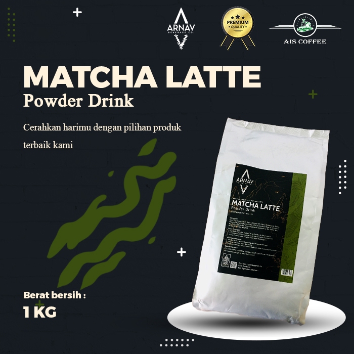 Jual Powder Arnav Drink Matcha Latte - Bubuk Minuman Matcha Latte 1 Kg ...