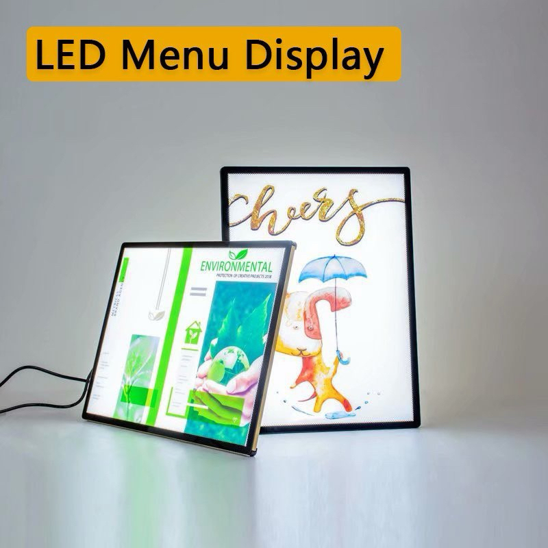 Jual LED MENU DISPLAY SLIM LIGHTBOX A3 A4 | Shopee Indonesia