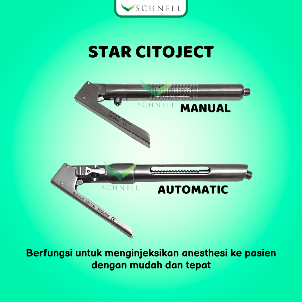 Jual Star Dental Syringe Citoject/Citoject Syringe - Dental Instrument ...