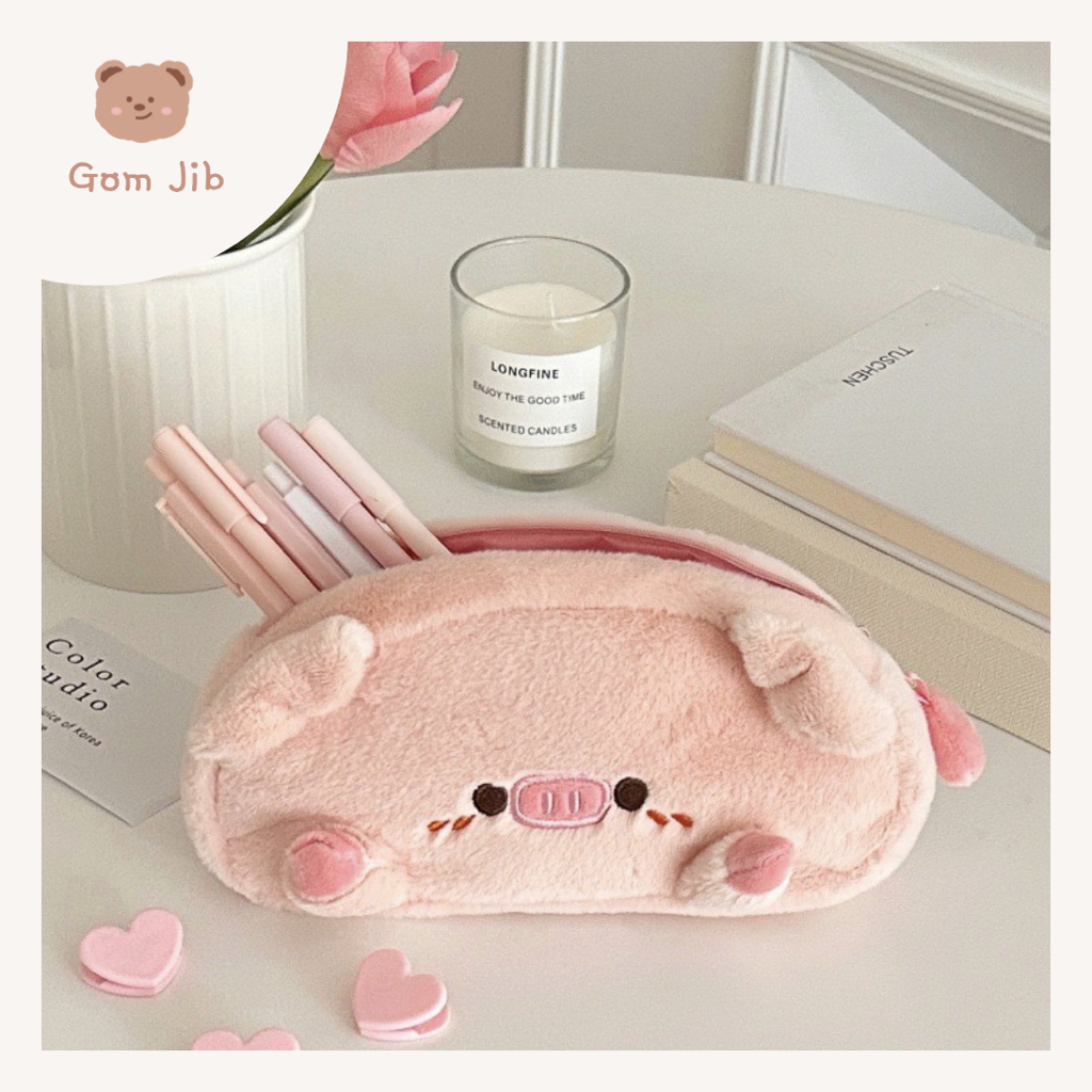 Jual Pink Piggy Pencil Case / Pig Babi Pouch / Tempat Pensil Alat Tulis ...