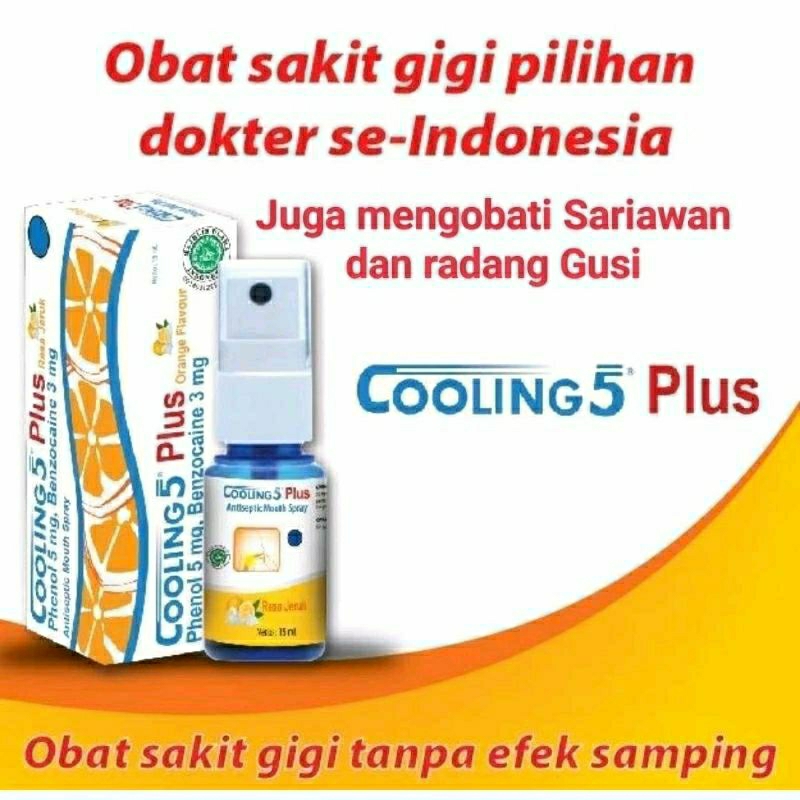 Jual Cooling 5 Plus Sakit Gigi / coling orange | Shopee Indonesia