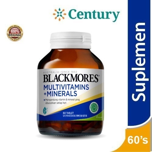 Jual Blackmores Multivitamin + Mineral isi 60 Tablet/Daya Tahan Tubuh ...