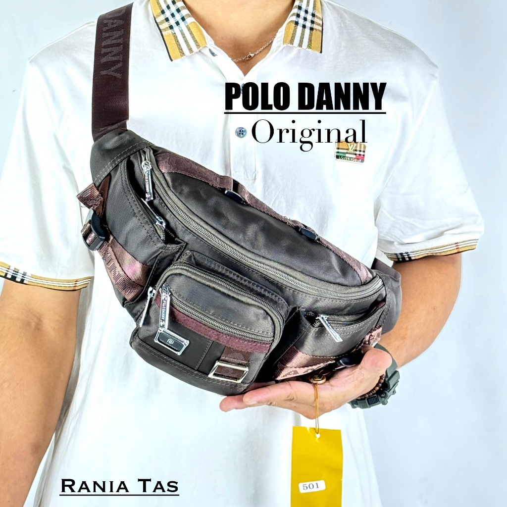 Jual Polo Danny Original Tas Pinggang Waistbag Tas Selempang Casual ...