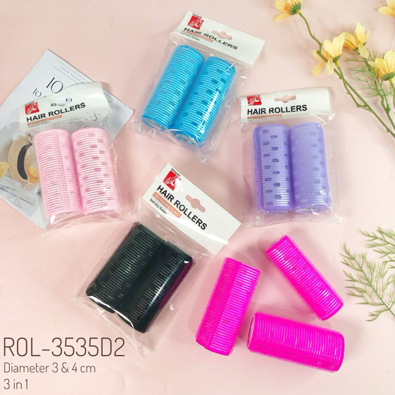 Jual ROL RAMBUT PEREKAT NILON 3in1 ROL RAMBUT PANJANG | Shopee Indonesia