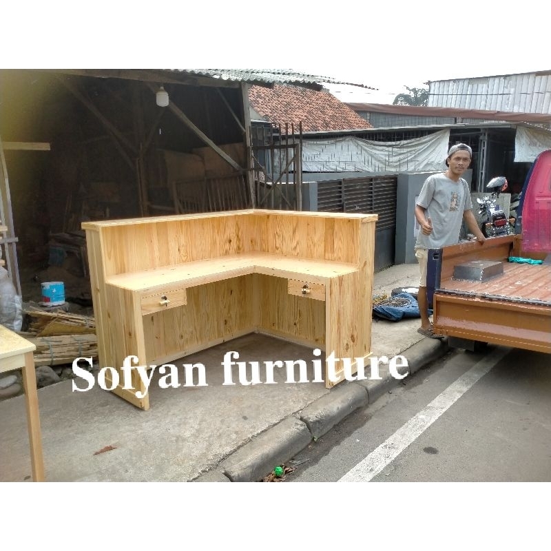 Jual meja bar / meja kasir / meja cafe / meja warkop / meja bar ...