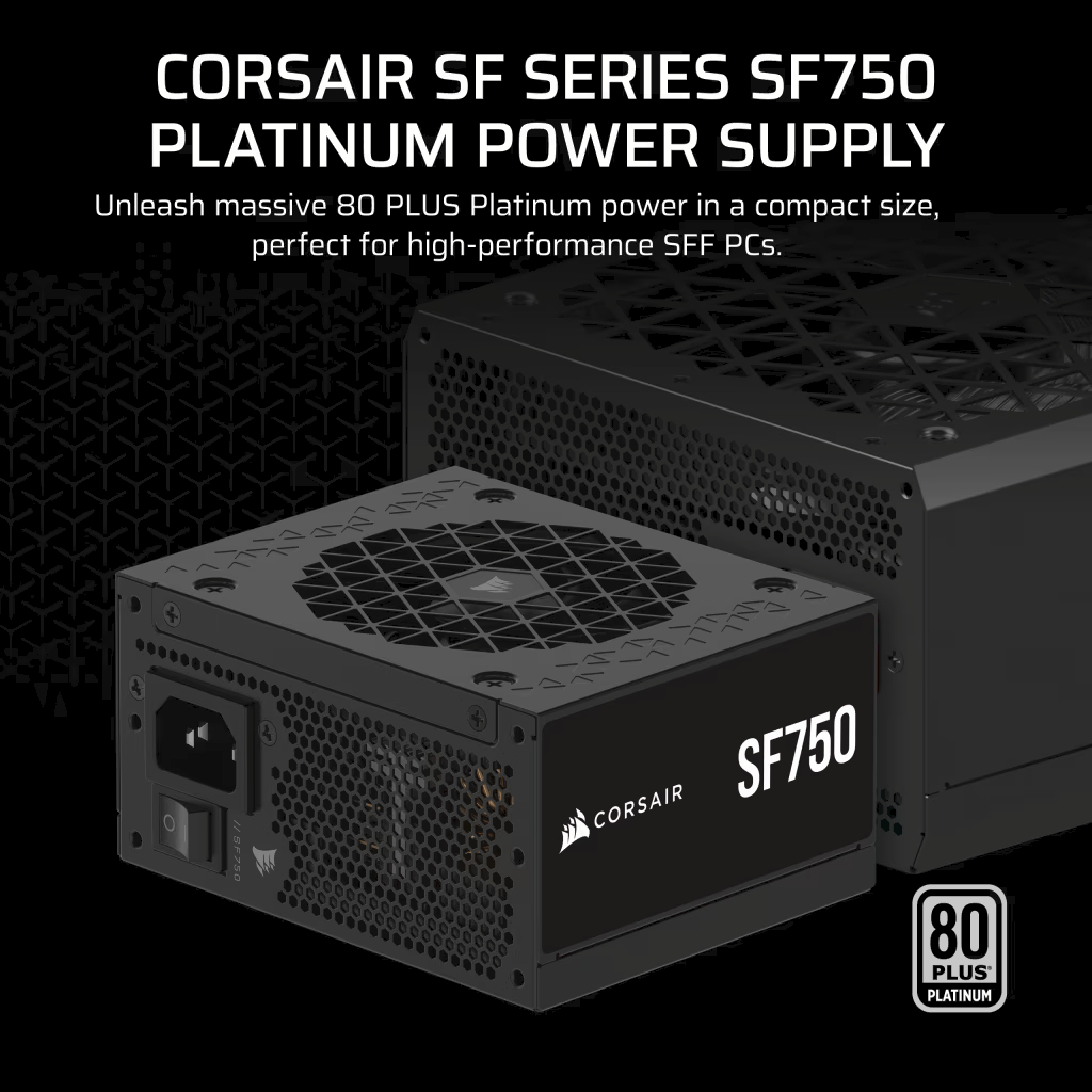 Jual POWER SUPPLY PSU CORSAIR SF SERIES SF750 SFX PCIE 5.1 ATX 3.0 750W ...