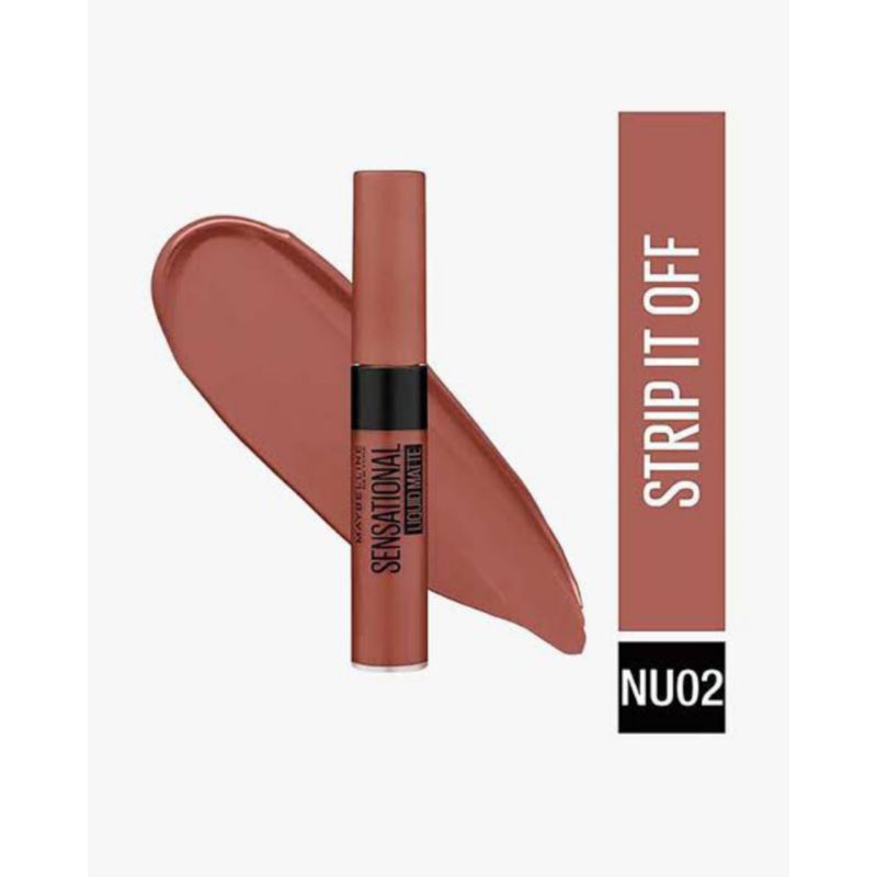 Jual MYBELIN SENSATIONAL LIQUID MATTE shade NU02 | Shopee Indonesia