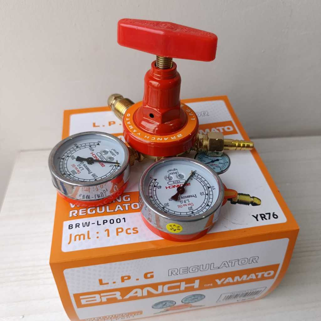 Jual REGULATOR LPG YAMATO YR 76 - LPG GAS WELDING REGULATOR YR76 - REGULATOR ELPIJI - REGULATOR ...