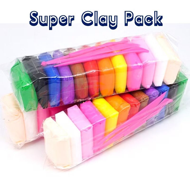 Jual 12PCS POLYMER CLAY | Shopee Indonesia