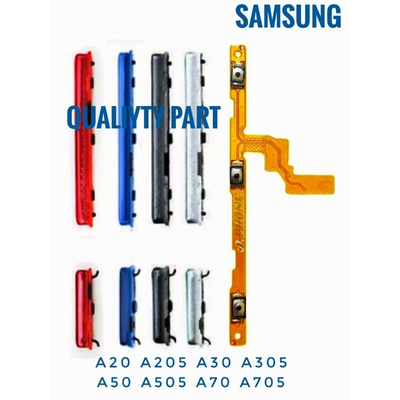 Jual Tombol Flexible + Luar On/Off Volume Samsung A20 A30 A50 A70 – 1 Set Lengkap | Shopee Indonesia