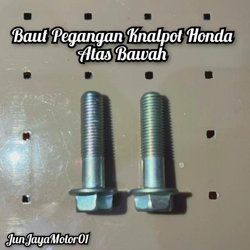 Jual Baut Pegangan Knalpot Atas Bawah Honda Scoopy | Shopee Indonesia