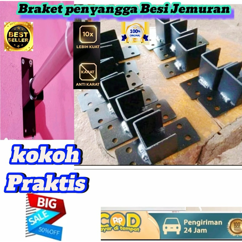 Jual Bracket penyangga besi jemuran/bracket jemuran besi murah ...