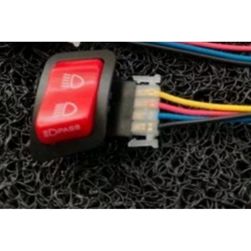 Jual saklar lampu tombol pass beam dim di dimmer 4 pin vietnam 3 fungsi ...