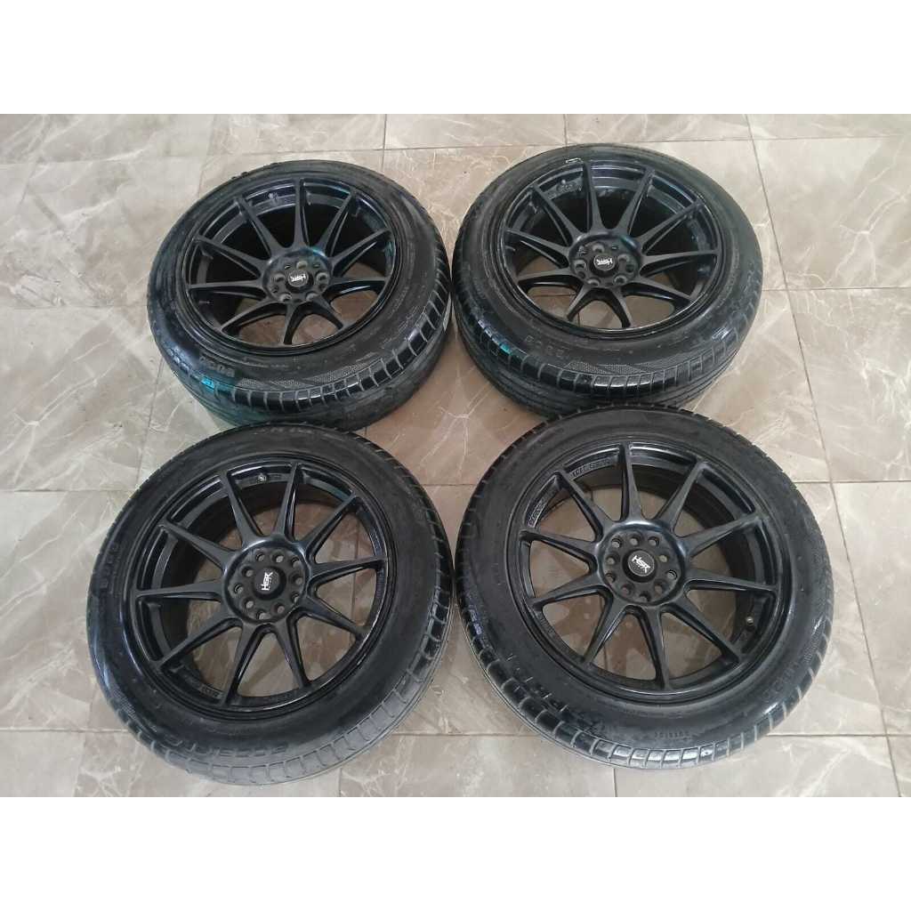 Jual VELG MOBIL BEKAS SEKEN HSR SHINJUKU RING 17 LEBAR 7,5 PCD 5X100 5X114 BAN ACCELERA 215 45 ...