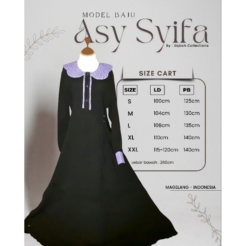 Jual Jubah muslimah As-Syifa Dewasa ( Premium ) | Shopee Indonesia