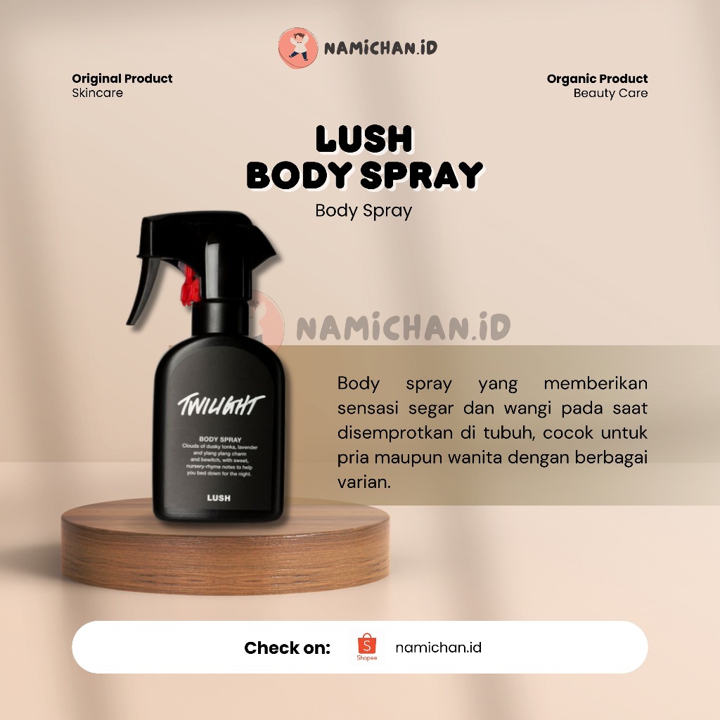 Jual [ PO Japan Mei 2025 ] Lush Body Spray Original Japan | Salty ...