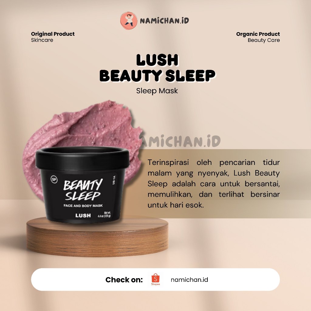 Jual [ PO Japan Juli 2025 ] Lush Beauty Sleep Face and Body Mask ...
