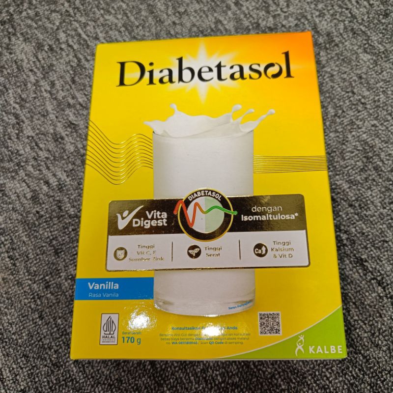 Jual susu diabetasol vanilla 170gr | Shopee Indonesia
