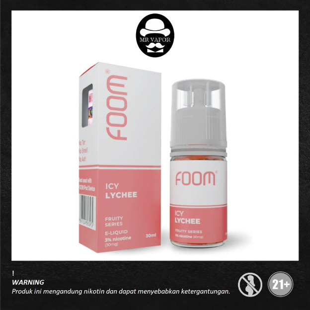 Jual FOOM Icy Lychee Liquid Salt Nic 30ml | Shopee Indonesia
