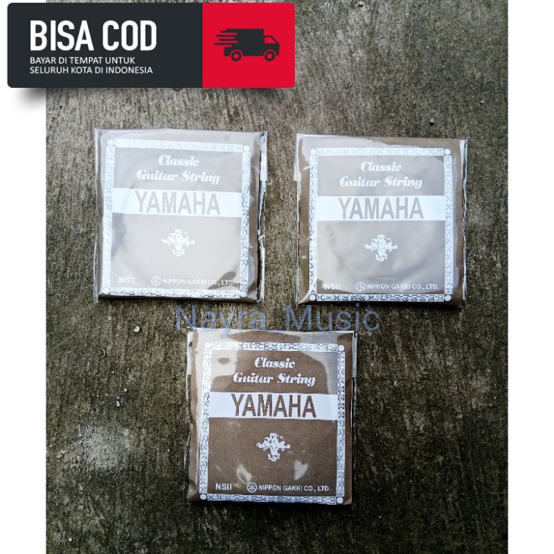Jual Senar Gitar Classic Nylon Yamaha Satu set isi 6 Senar | Shopee ...