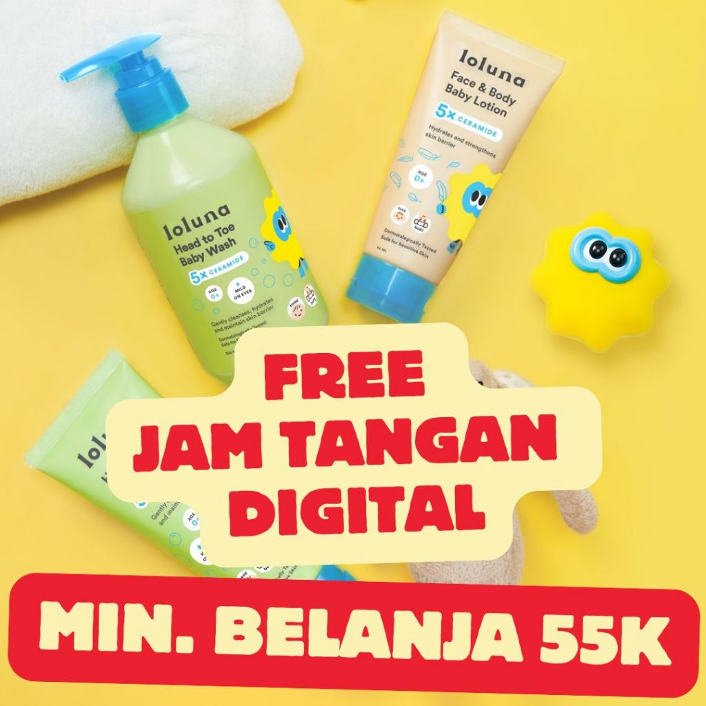 Jual Loluna Head to Toe Baby Wash Gently Cleanses, Hydrates and ...