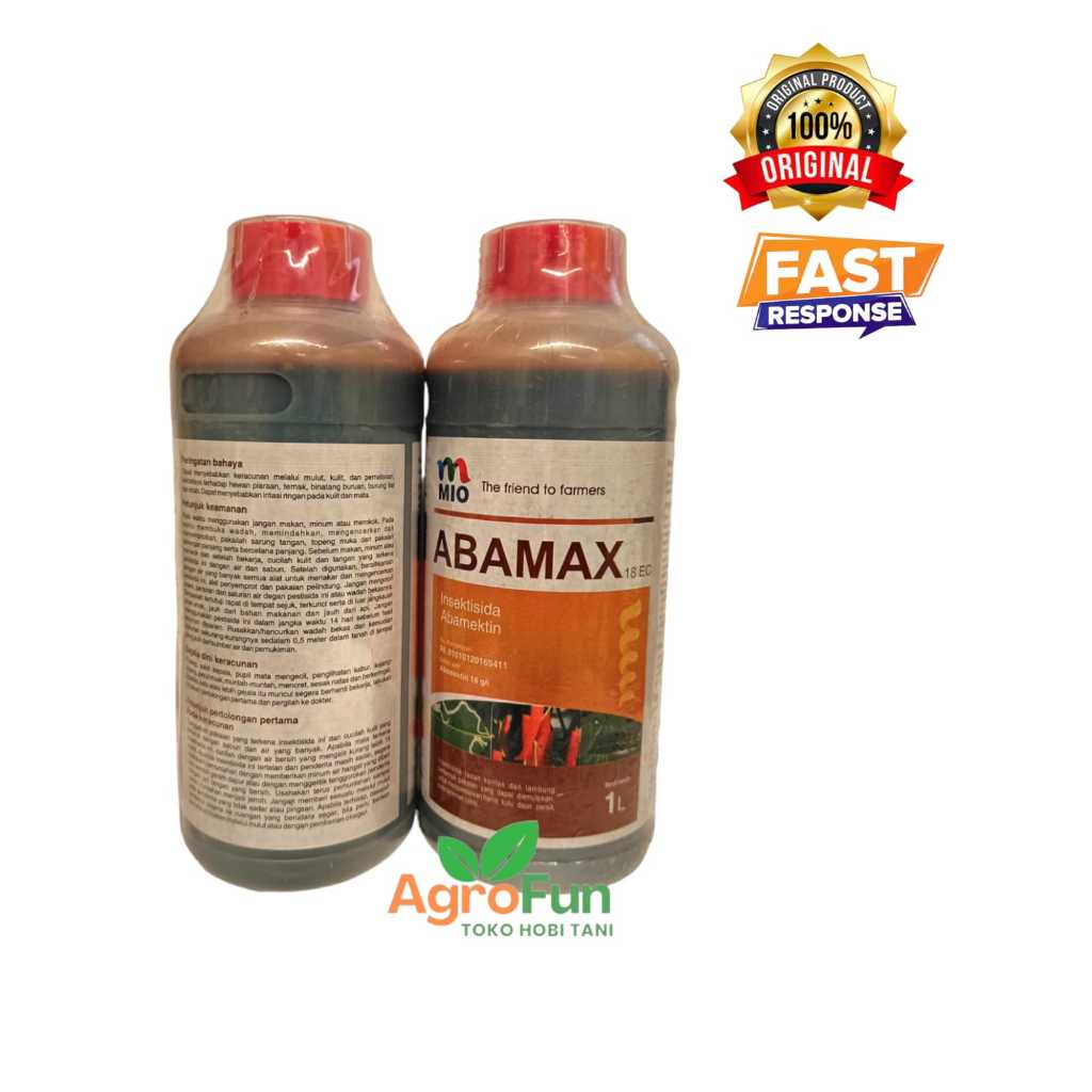 Jual Insektisida ABAMAX 1 Liter - MENGATASI THRIPS ULAT GRAYAK WERENG ...
