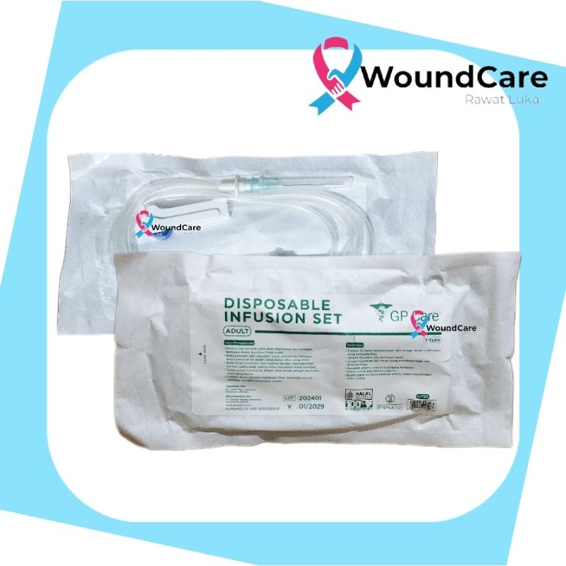 Jual Infuset Y Tipe GP Care With Airvent Selang Infus Set Infusion ...