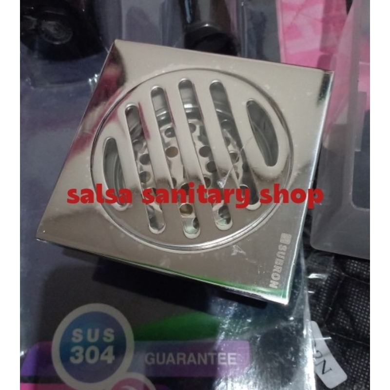 Jual smart floor drain stainless/stainless murah/saringan air got/saringan kamar mandi | Shopee ...