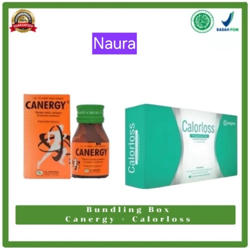 Jual BUNDLING CALORLOSS 1BOX(30KAPLET) + CANERGY 1BTL(15 KAPLET ...