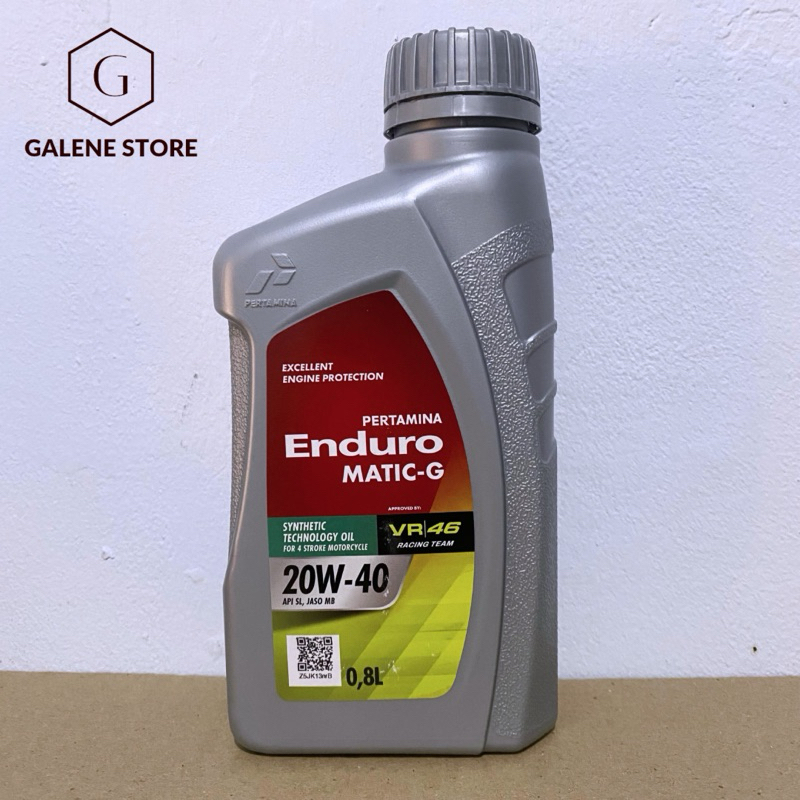 Jual PERTAMINA ENDURO MATIC G 20W40 800ML 1L OLI MOTOR MATIC | Shopee ...