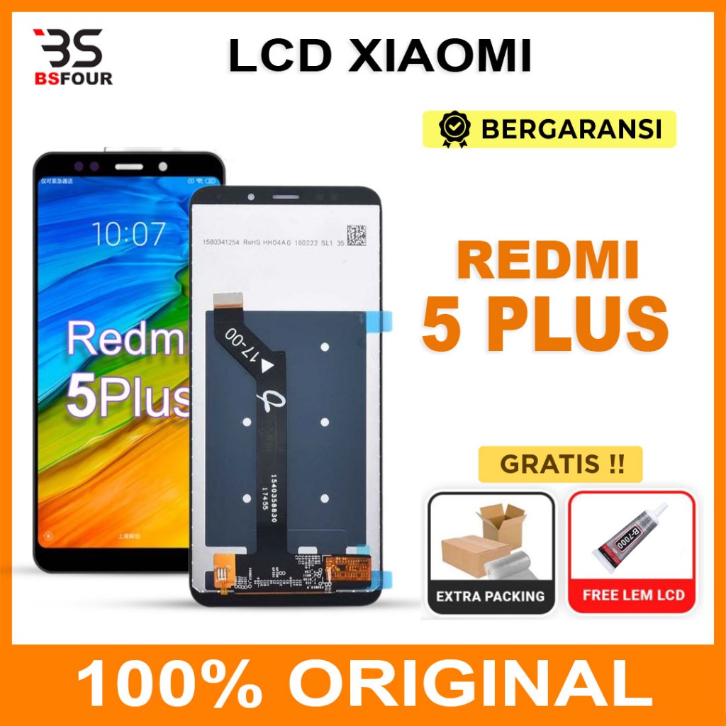 Jual LCD XIAOMI REDMI 5 PLUS FULLSET TOUCHSCREEN ORIGINAL | Shopee ...