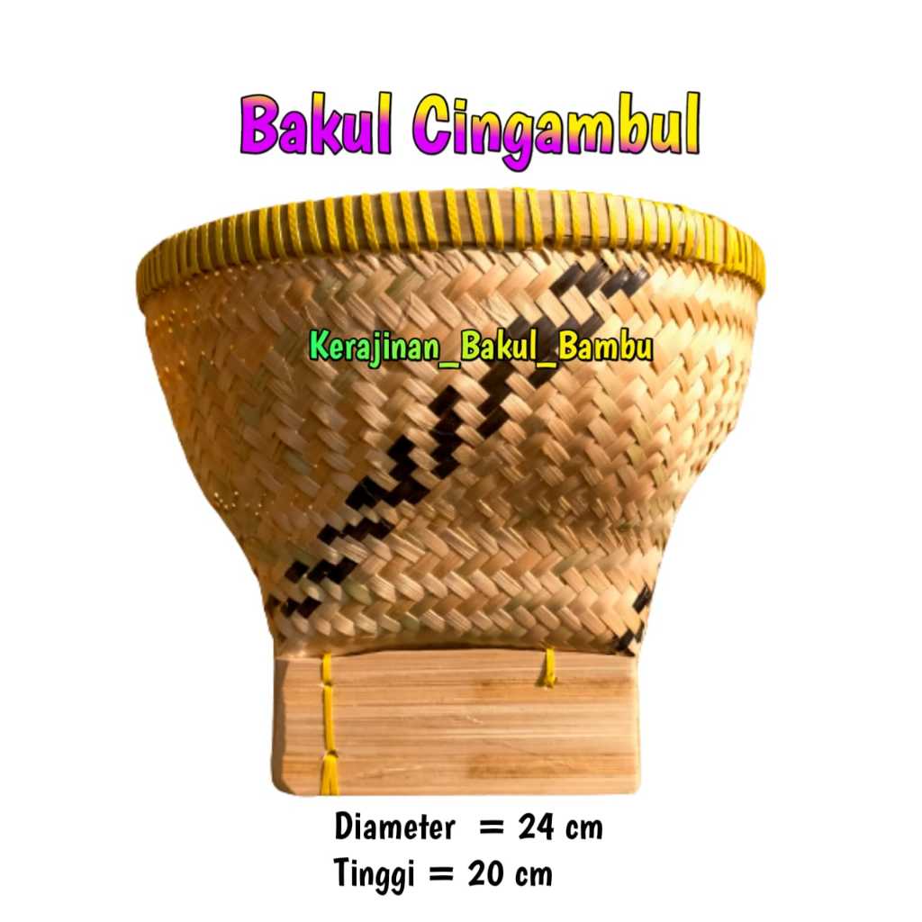 Jual Bakul nasi BAKUL CINGAMBUL Bakul batik kapasitas nasi 2 liter ...