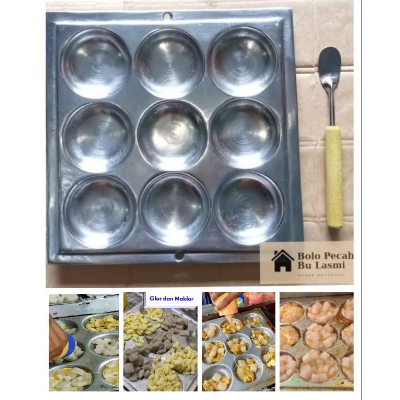 Jual FREE SOTIL Cetakan Kue Lumpur Cilor Martabak Manis Mini Serbaguna ...