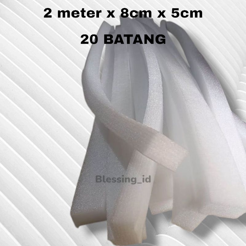 Jual Paket 20 pcs Busa bunga elastis dekorasi 1meter,Busa foam elastis ...