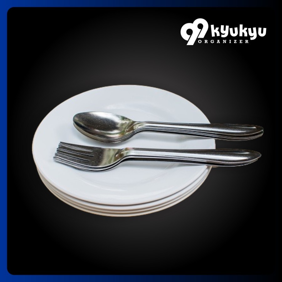 Jual Sewa piring sendok garpu, alat makan sepaket | Shopee Indonesia