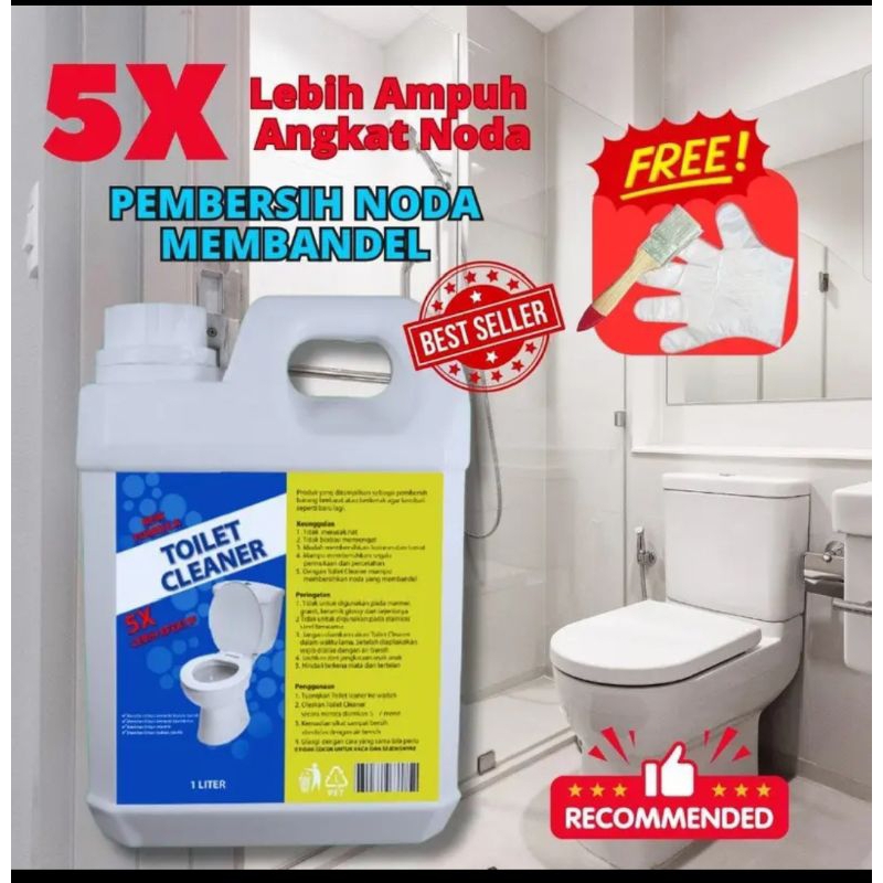 Jual Toilet Cleaner 1 Liter Anti Bakteri Pembersih Serbaguna WC ...