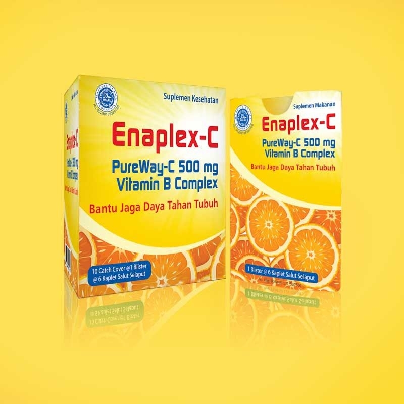 Jual ENAPLEX-C FC CAPLET Vitamin B COMPLEX 10 blister @6' kaplet ...
