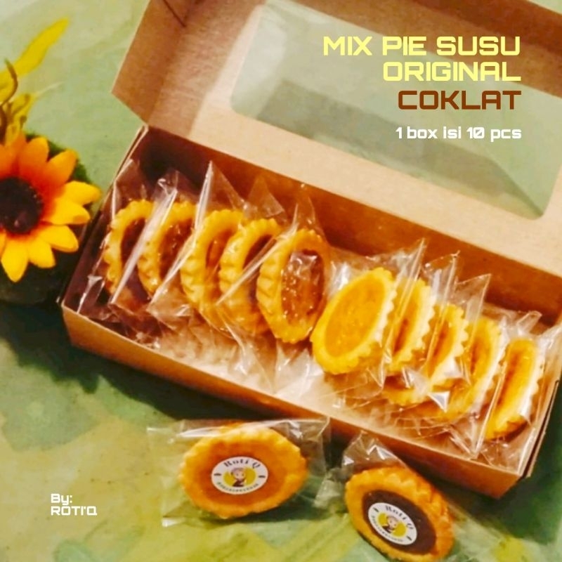 Jual MIX PIE SUSU ORIGINAL DAN COKLAT / ISI 10 PCS / PIE SUSU PIE SUSU ...
