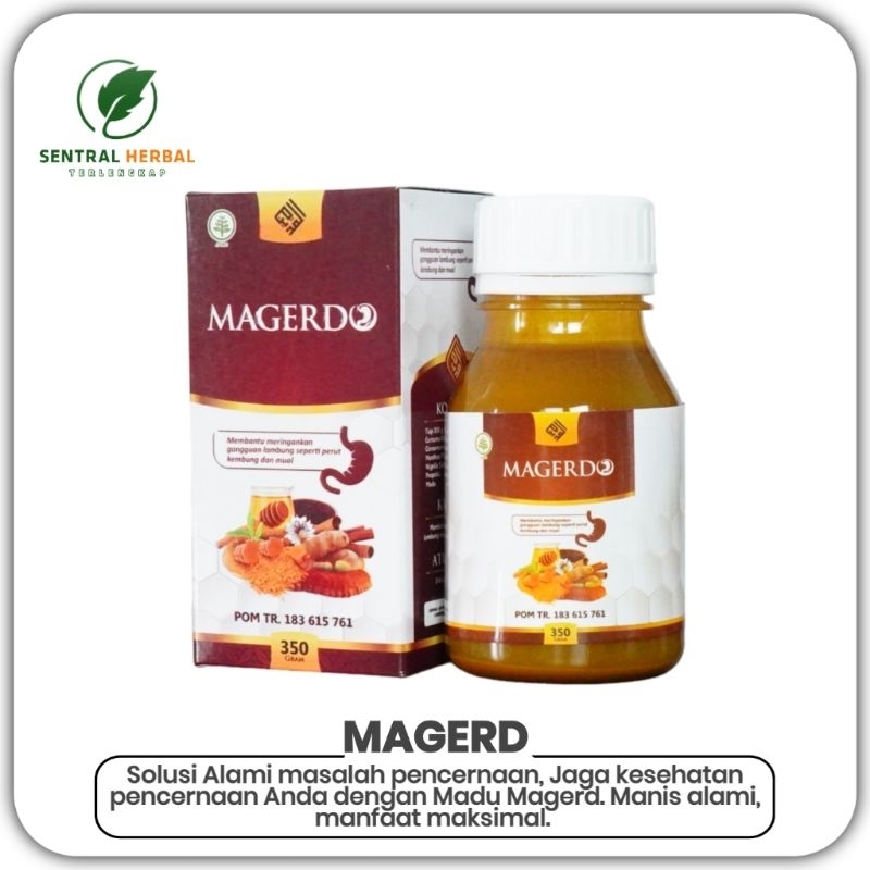 Jual Madu Magerd Gamat Gold Spesial Maag Berat Isi 350 Gram | Shopee ...