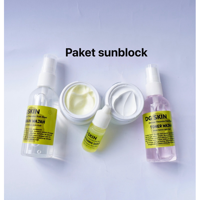 Jual grosir dr.Grace Dg Skin Paket sunblock untuk pria dan wanita ...