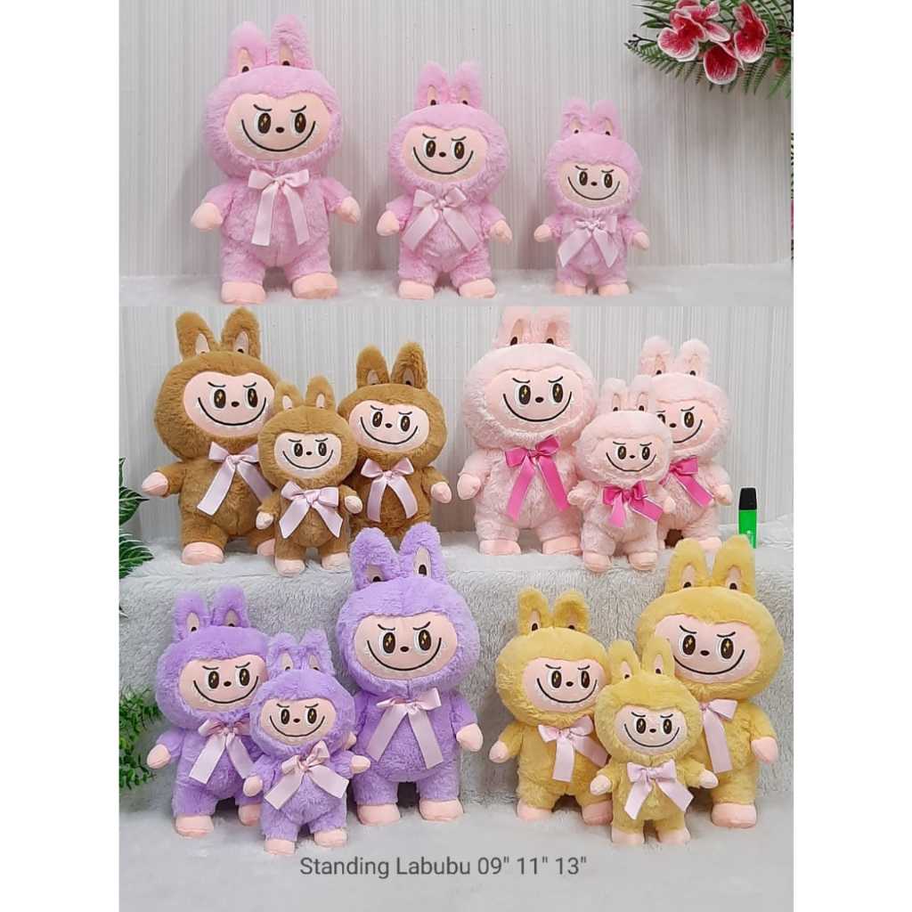 Jual Boneka Labubu 33cm kado anak hadiah kekasih ultah | Shopee Indonesia