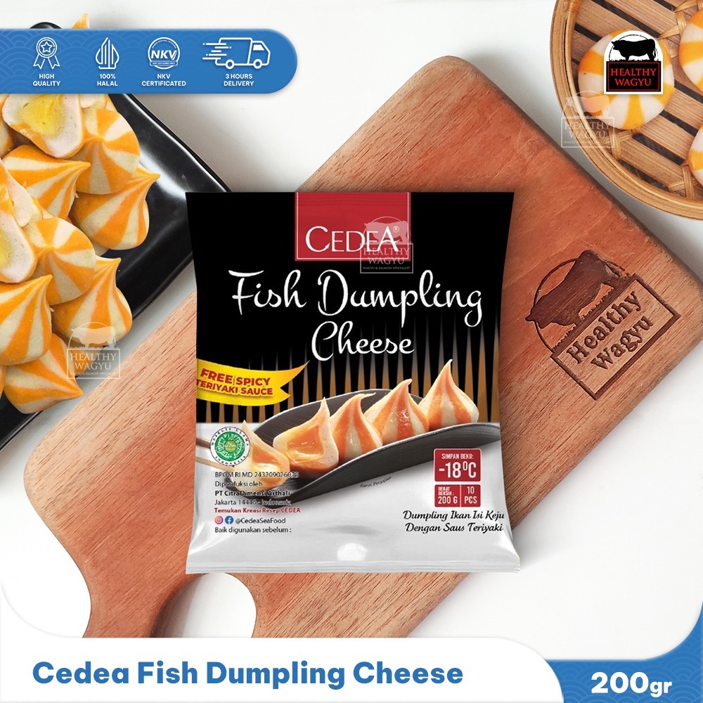 Jual Fish Dumpling Cheese Cedea Frozen Food 250gr Healthy Wagyu ...