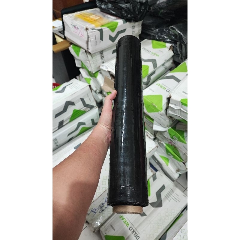 Jual Plastik Wrapping Hitam & Bening 50cm x 200meter | Shopee Indonesia