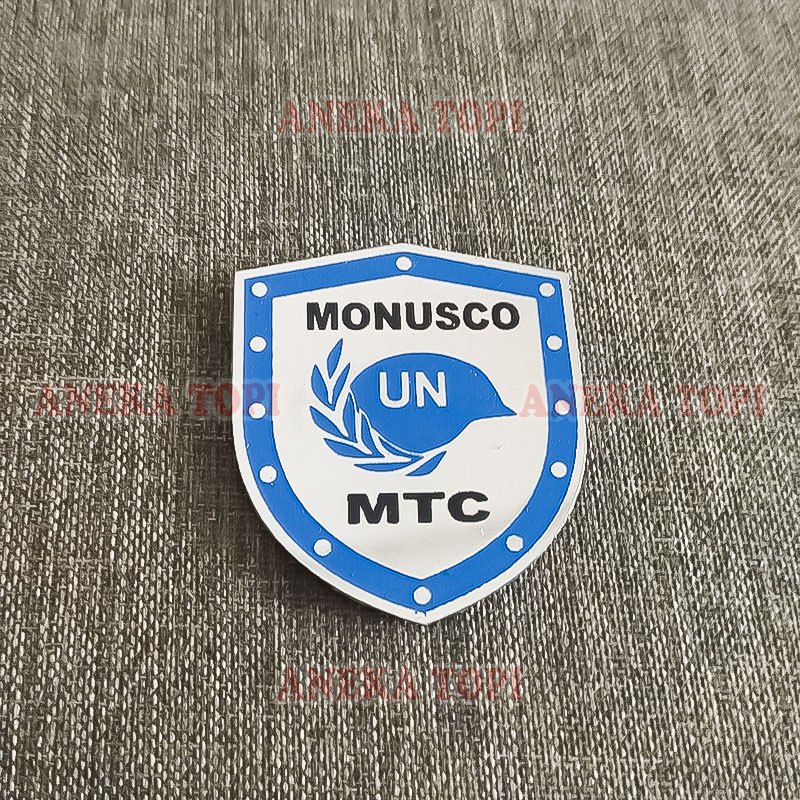 Jual Pin Monusco MTC Pin Bros Monusco UN MTC - Aneka Topi | Shopee ...