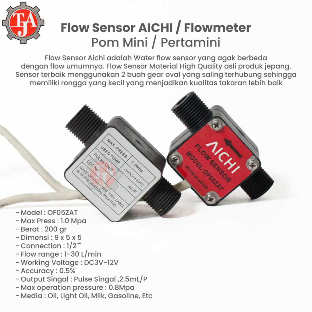 Jual Flow Sensor Aichi Flowmeter Pom Mini Pertamini | Shopee Indonesia
